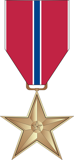 Bronze Star Medal Decal Sticker