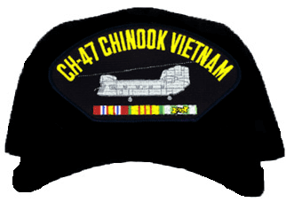 CH-47 Chinook Vietnam War Custom Embroidered Cap