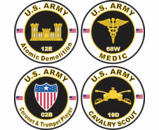 US Army MOS 19D Decal Cavalry Scout