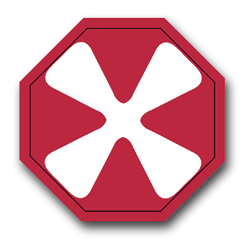 Eighth Army 8" Patch Vinyl Transfer Decal