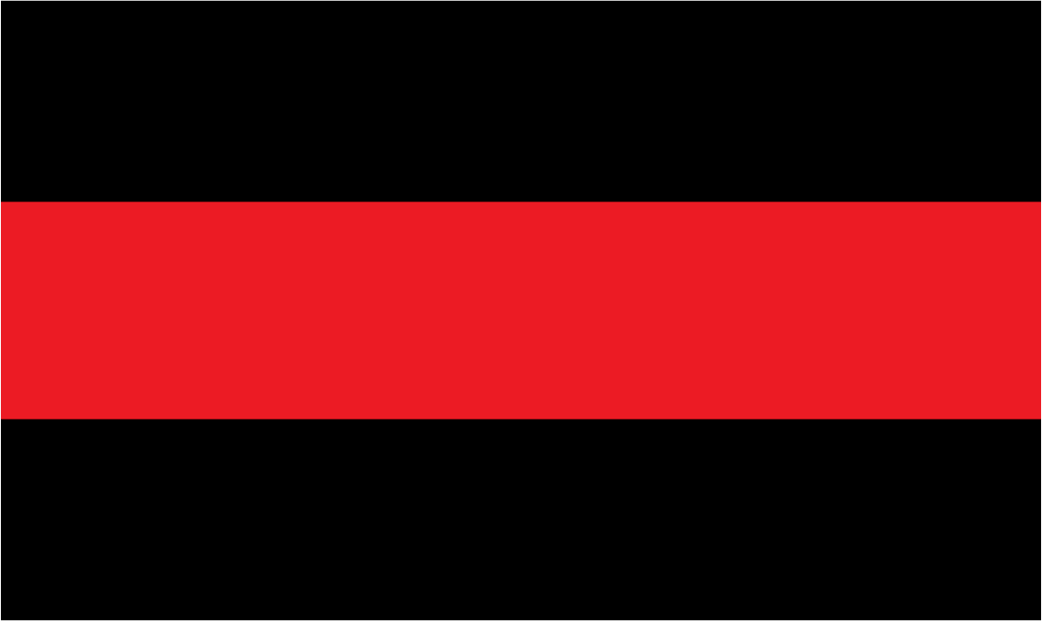 Firefighter Thin Red Line Decal