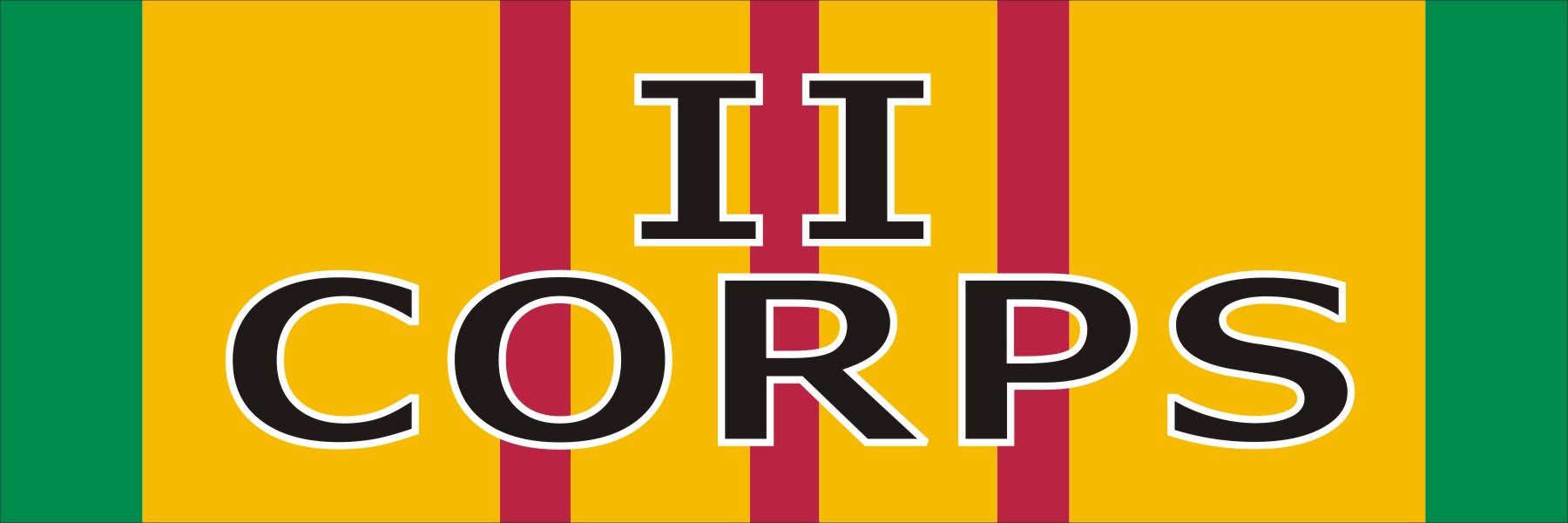 II Corps Vietnam Decal Sticker
