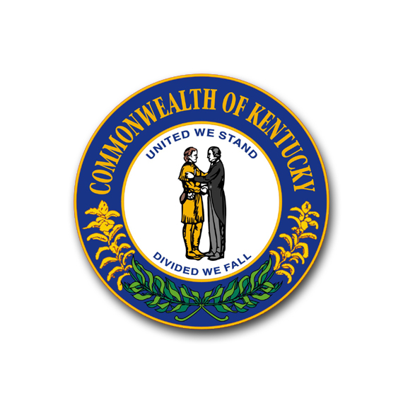 Kentucky State Seal Vinyl Transfer Decal