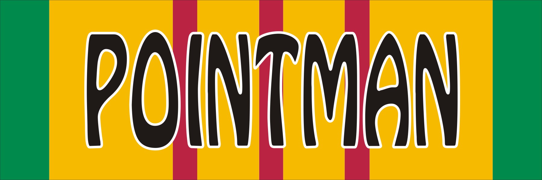 Pointman Vietnam Decal Sticker