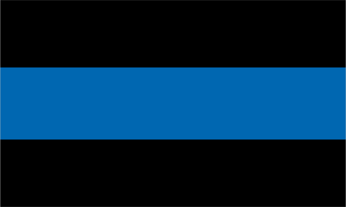 Police Thin Blue Line Decal