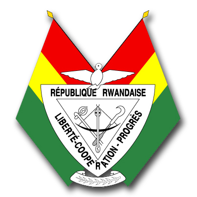 Rwanda Coats Of Arms 10" Decal