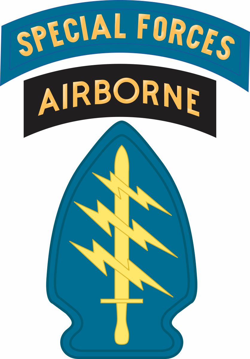Special Forces Airborne Patch and Tab Decal