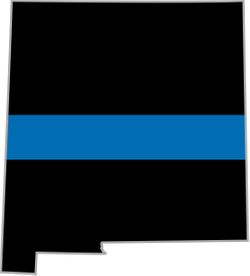 Thin Blue Line New Mexico State Decal