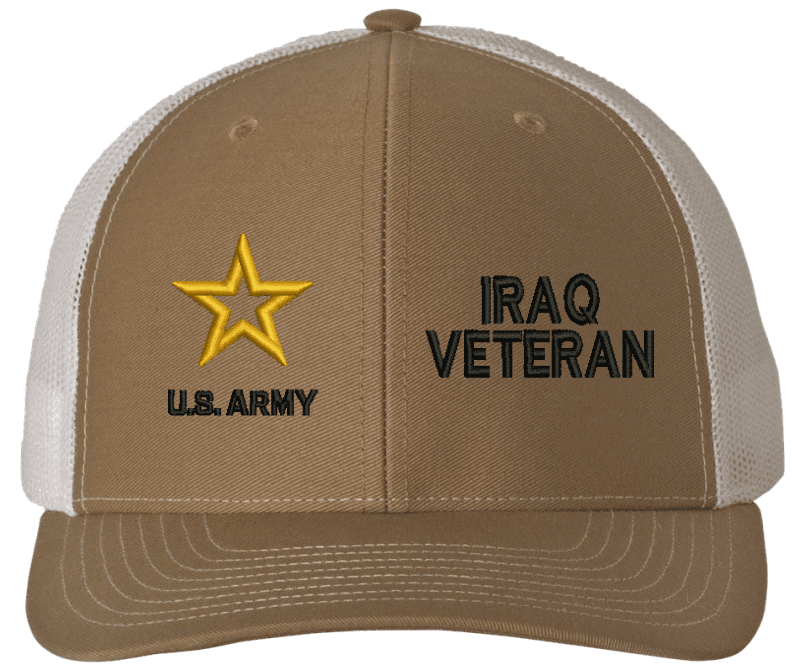 U.S. Army Iraq Veteran Mesh Back Cap