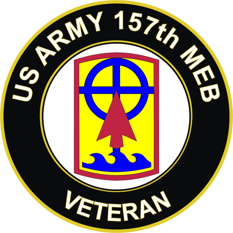 US Army 157 MEB Maneuver Enhancement Brigade Veteran Sticker Decal