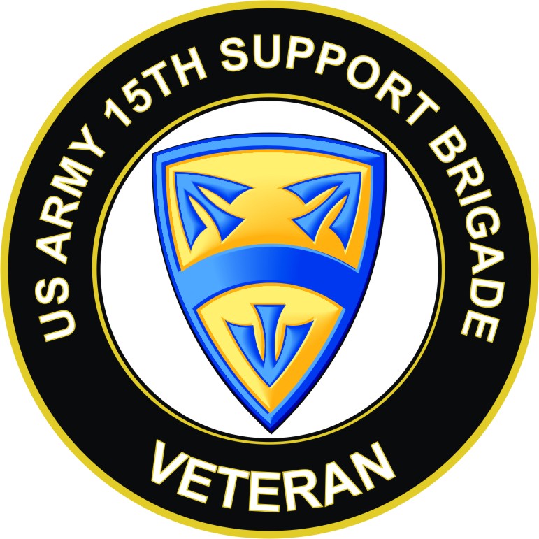 US Army 15th Support Brigade Veteran Sticker Decal