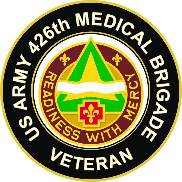 US Army 426th Medical Brigade Unit Crest Veteran Sticker Decal