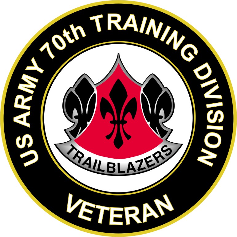 US Army 70th Training Division Unit Crest Veteran Sticker Decal