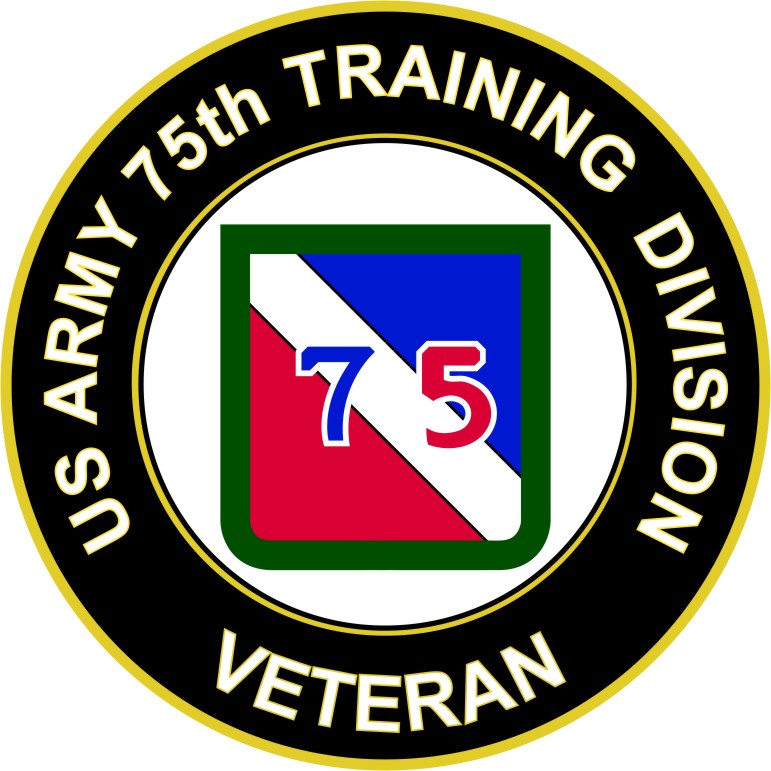 US Army 75th Infantry Division Veteran Sticker Decal