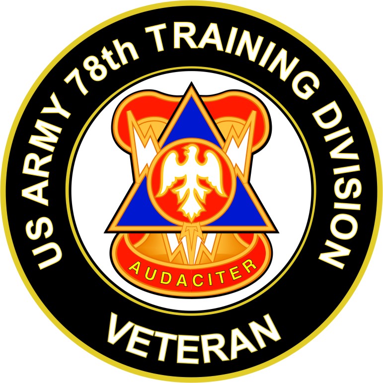 US Army 78th Training Division Unit Crest Veteran Sticker Decal