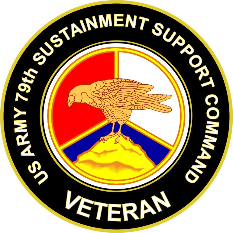 US Army 79th Sustainment Support Command Veteran Sticker Decal