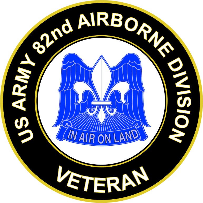 US Army 82nd Airborne Unit Crest Veteran Sticker Decal