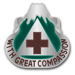 US Army DENTAC, Fort Lewis Unit Crest Vinyl Transfer Decal