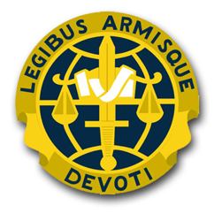 US Army Legal Services Agency Unit Crest Vinyl Transfer Decal