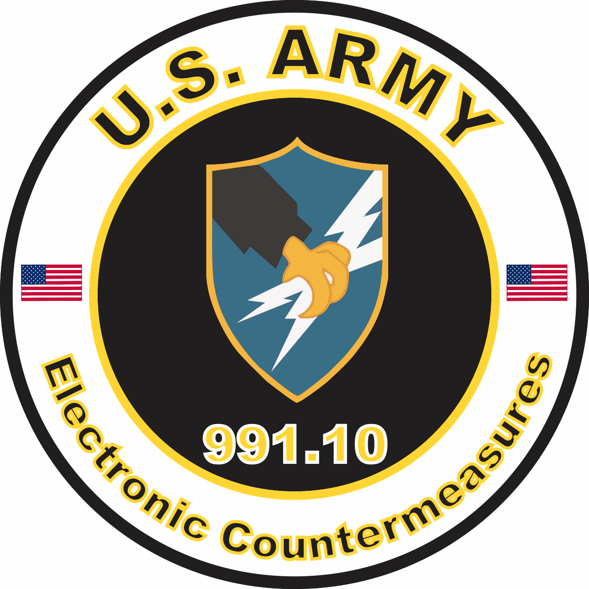 US Army MOS 991 Decal Electronic Countermeasures