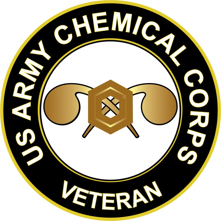 US Army Veteran Chemical Corps Sticker Decal