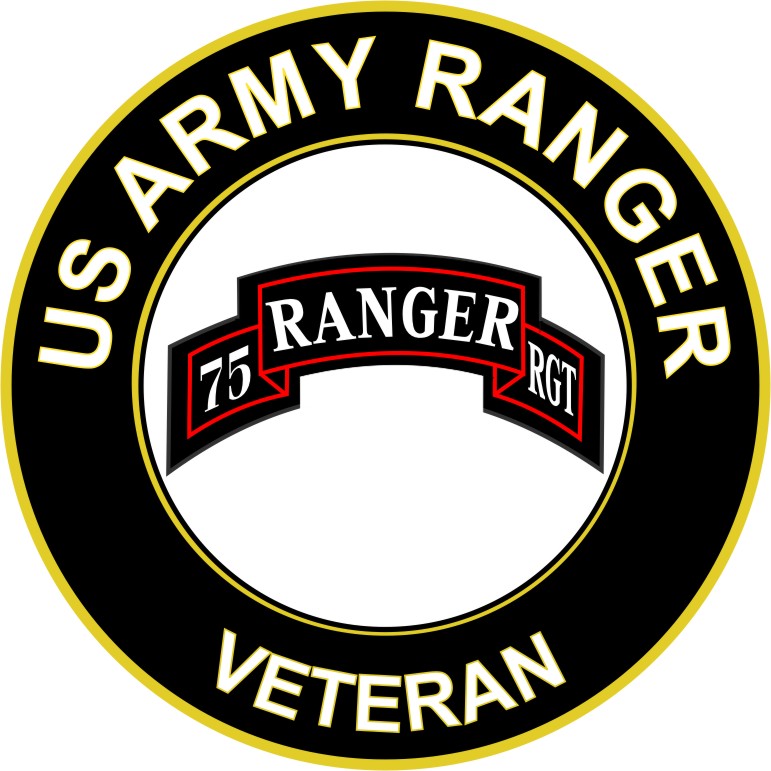 US Army Veteran Rangers Sticker Decal