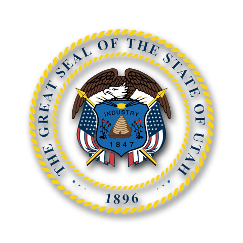 Utah State Seal 10" Vinyl Transfer Decal