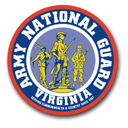 Virginia Army National Guard Patch Vinyl Transfer Decal