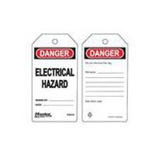 Master Lock S4033 Safety Tag Electrical Hazard