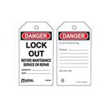 Master Lock S4040 Safety Tag Lock Out