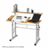 Craft Table With Storage Music Production Desk Safco Split Level ...