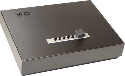 V-Line Safes 2912-S FBLK Top Draw Security Case