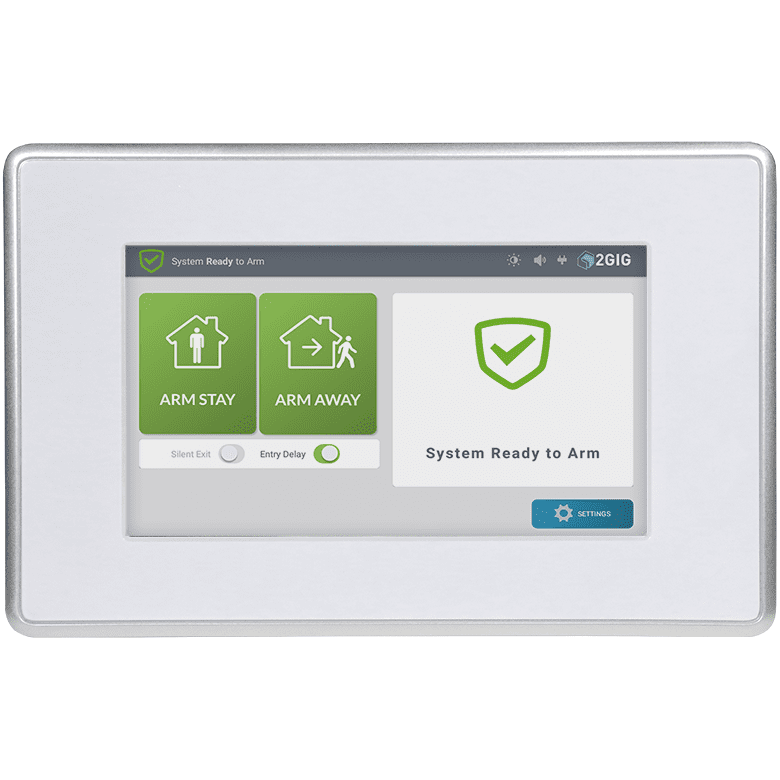 2GIG-SP2-GC3 - 2GIG Wireless Touchscreen Secondary Alarm Keypad