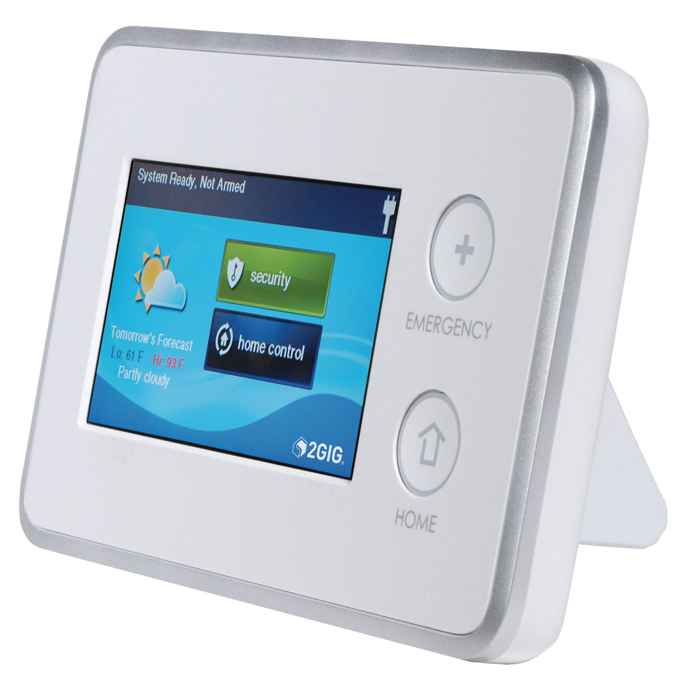 2GIG-TS1-E - 2GIG Wireless Secondary Touchscreen Alarm Keypad (for Any ...