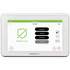 6290W - Honeywell Home Color-Graphic Touchscreen White Hardwired Alarm ...