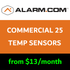 Alarm.com Commercial Temperature Sensor Monitoring (Up to 25 Sensors)