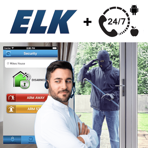 Elk Burglary Intrusion Interactive PRO Alarm Monitoring Services - GeoArm Security