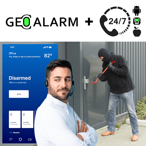 GeoAlarm Burglary Intrusion PRO Alarm Monitoring Services - GeoArm Security