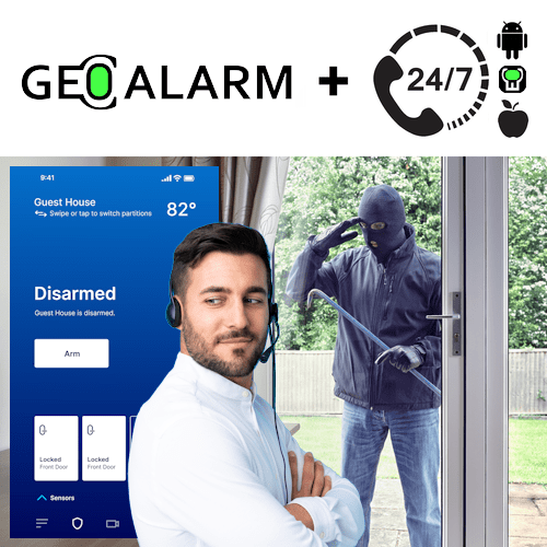 GeoAlarm Burglary Intrusion PRO Alarm Monitoring Services - GeoArm Security