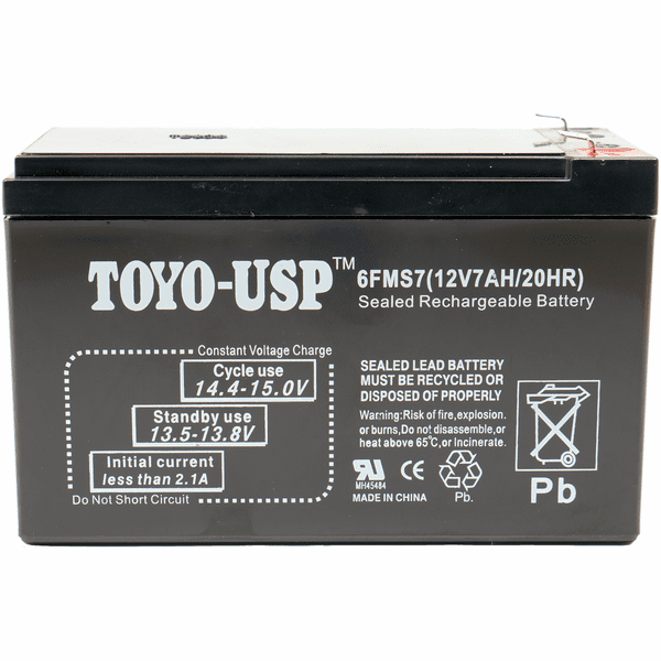 IM-1270 - UltraTech Sealed Lead Acid 12V 7AH Alarm Battery