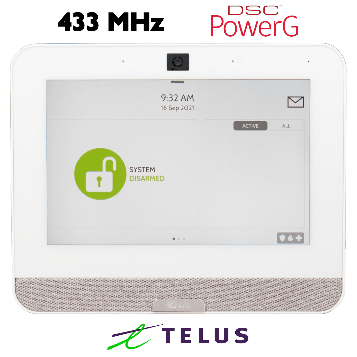 IQP4008 - Qolsys IQ Panel 4 Wireless Touchscreen Control Panel for ...