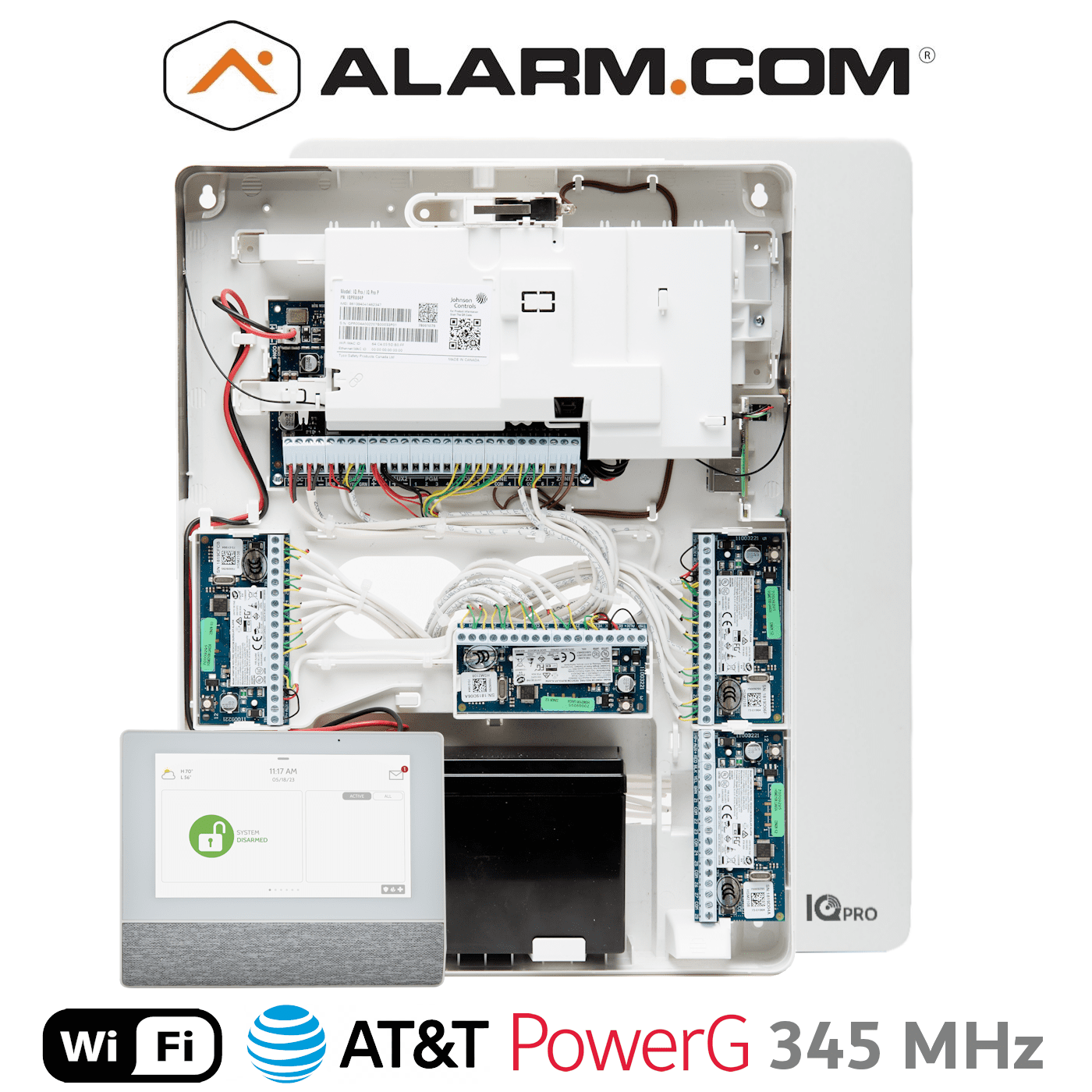 IQPR003M-KIT - Qolsys IQ Pro Dual-Path WiFi/Cellular Verizon LTE Hybrid ...