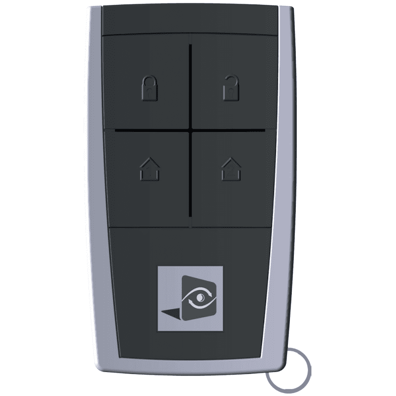 KF641 - Videofied Wireless 4-Button Remote Alarm Keyfob