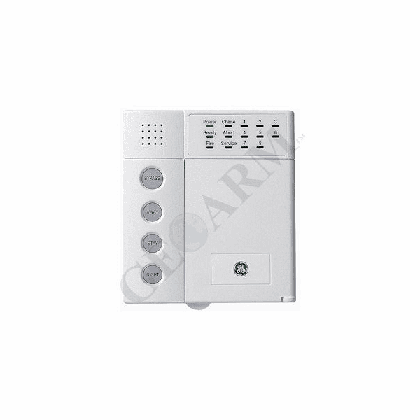 NX-1208E - GE Interlogix NetworX Hardwired 8-Zone LED Alarm Keypad (w/Night Feature)