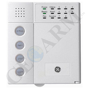 NX-1208E - GE Interlogix NetworX Hardwired 8-Zone LED Alarm Keypad (w ...