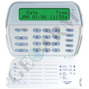 PK5500 - DSC LCD Full-Message Hardwired Alarm Keypad (64-Zone Hardwired)