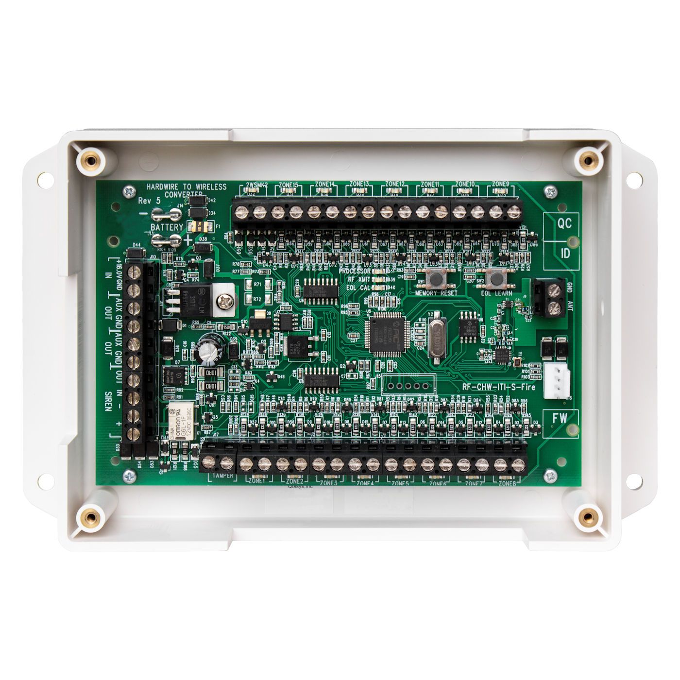 QS7131-840 - Qolsys IQ 16-S Hardwired-to-Wireless Sensor Translator (w ...