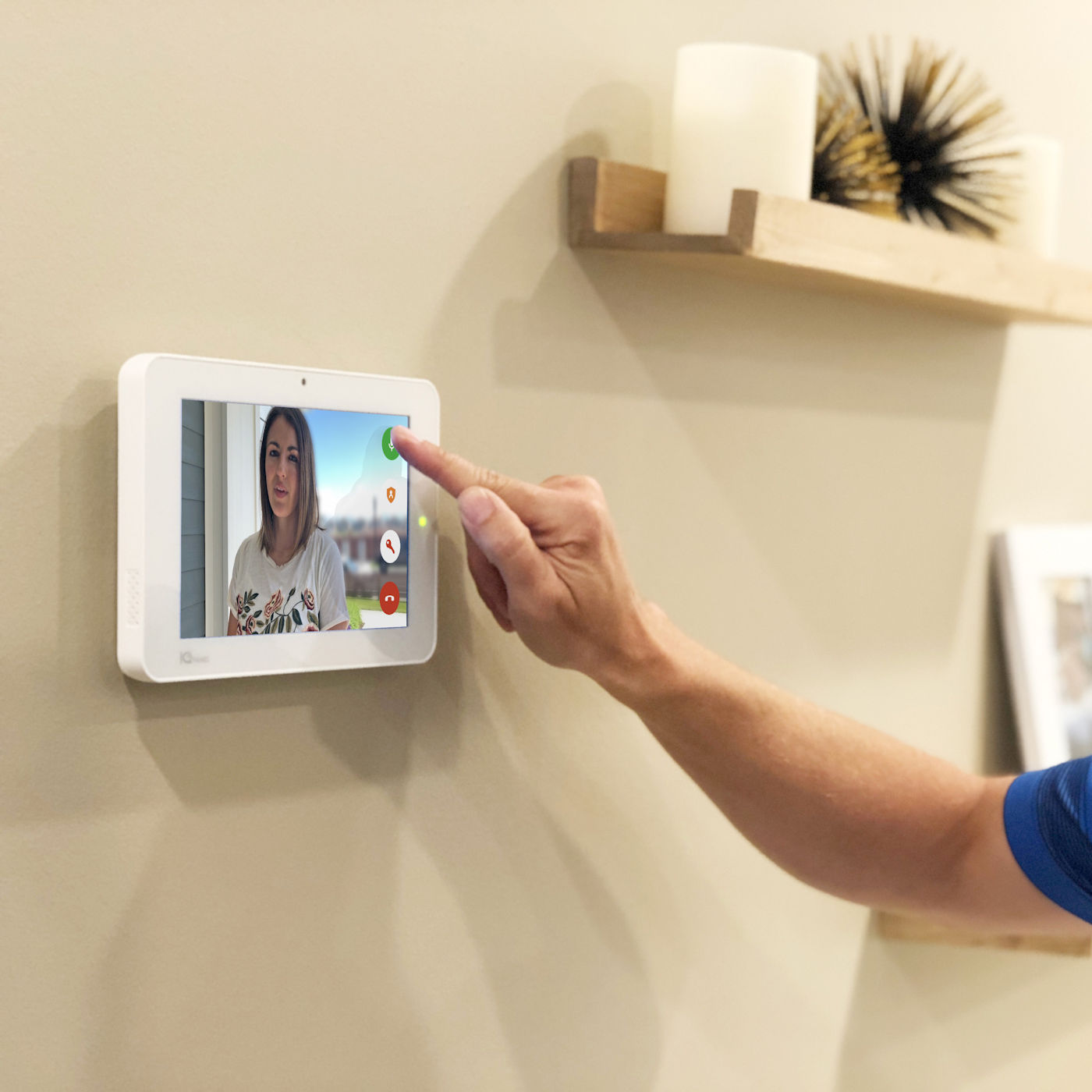 QS9202-4208-840 - Qolsys IQ Panel 2 Plus Wireless Touchscreen Control ...