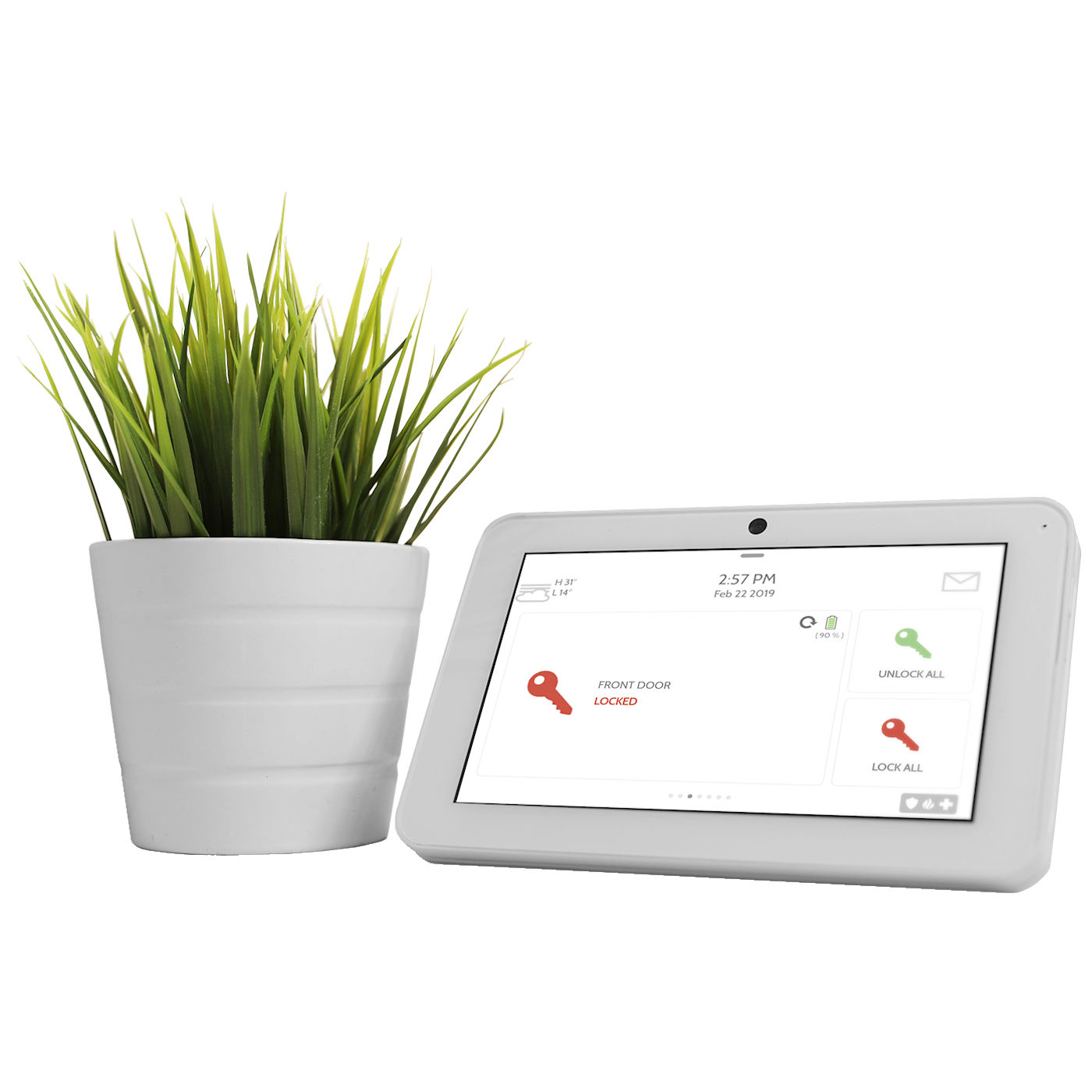 QW9104-840 - Qolsys IQ Remote Wireless Secondary Touchscreen Alarm Keypad