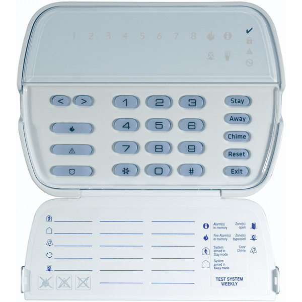 RFK5508 - DSC LED Hardwired Alarm Keypad with 433 MHz Transceiver (for ...